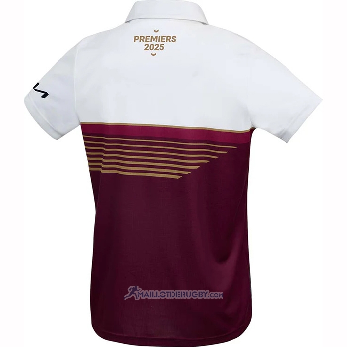 Maillot Polo Brisbane Broncos Rugby 2025 Domicile | maillotderugby.com